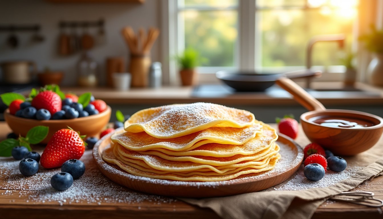 Des crêpes légères et savoureuses : recettes simples à réaliser